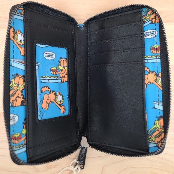 Loungefly | Bags | Loungefly Garfield Loves Lasagna Zip Around Wallet ...